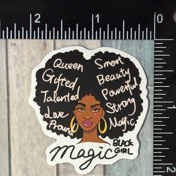 Design | 110 Black Girl Magic Affirmation Reusable Waterproof Vinyl ...